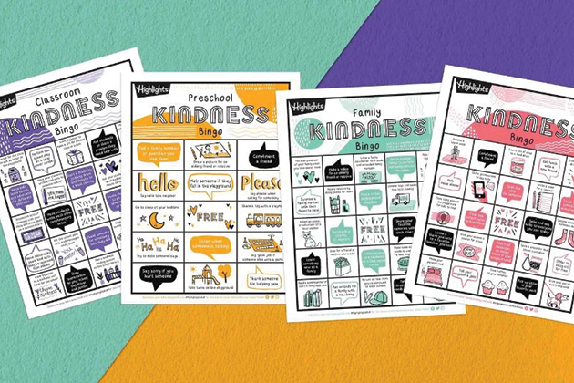 Printable Kindness Bingo Boards | Highlights for Children