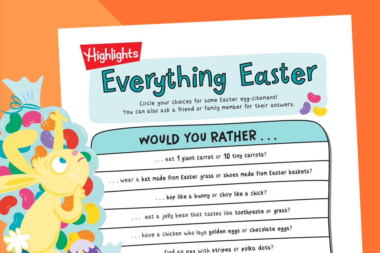 Easter “Would You Rather?” Game Printable | Highlights for Children